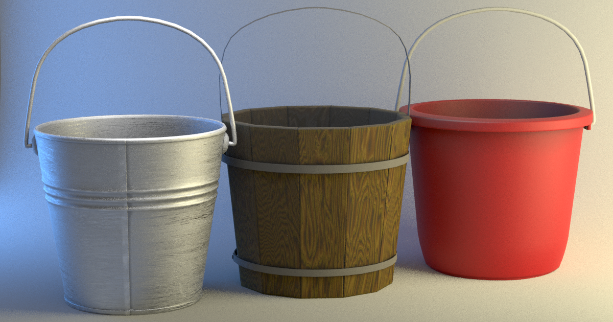 Bucket Pack | 3D Props | Unity Asset Store