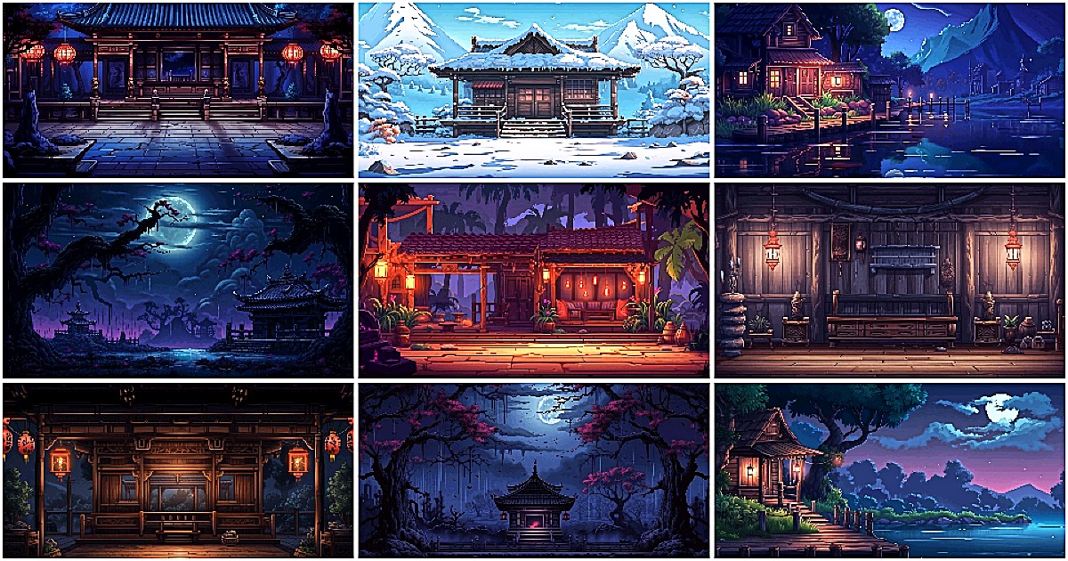 BACKGROUND - Pixel Samurai 2 | 2D Environments | Unity Asset Store