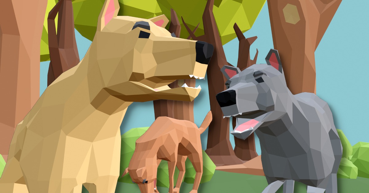 LOW POLY DOGS - Animated | Characters | Unity Asset Store