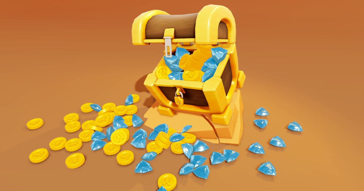 Coins&Crystalls currency | 3D Props | Unity Asset Store