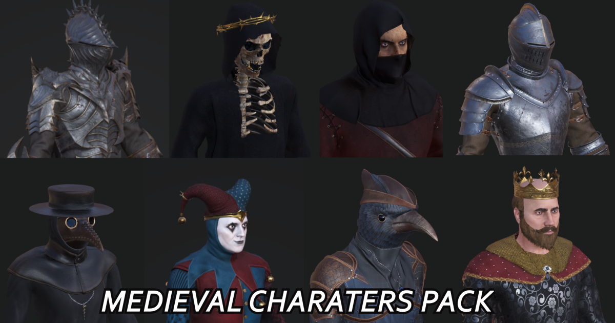 Medieval Characters Pack | Characters | Unity Asset Store