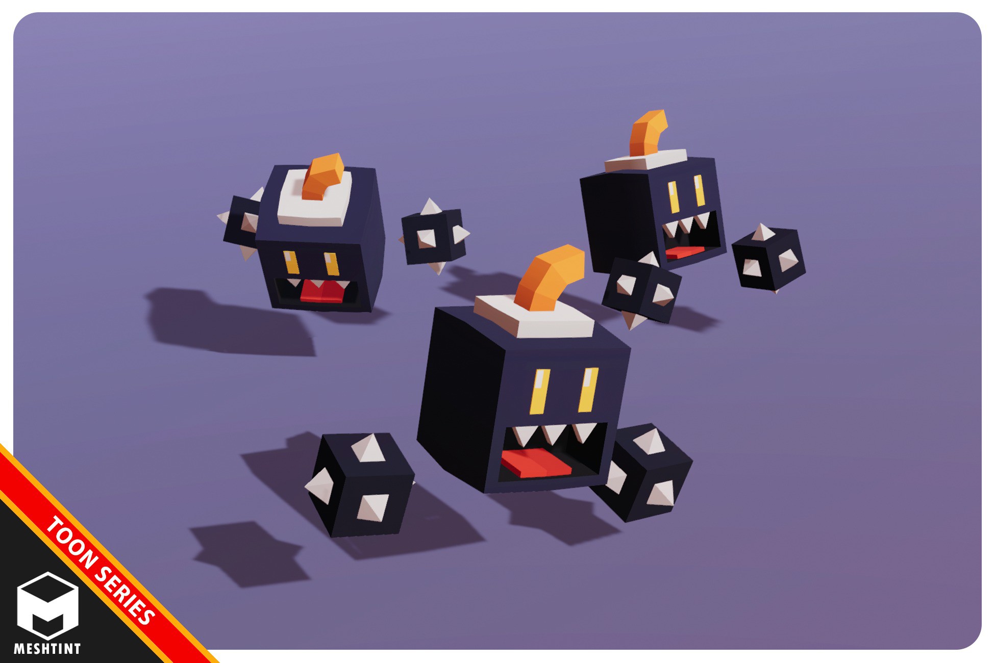 Bomb Toon Series | 3D Creatures | Unity Asset Store