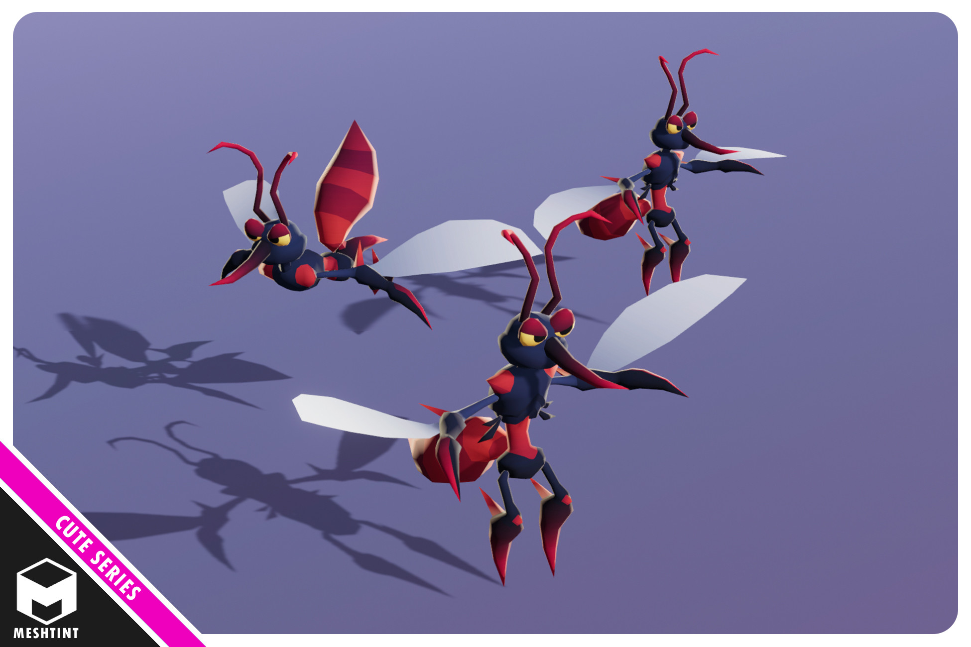 Mosquito Stinger Cute Series | 3D Creatures | Unity Asset Store