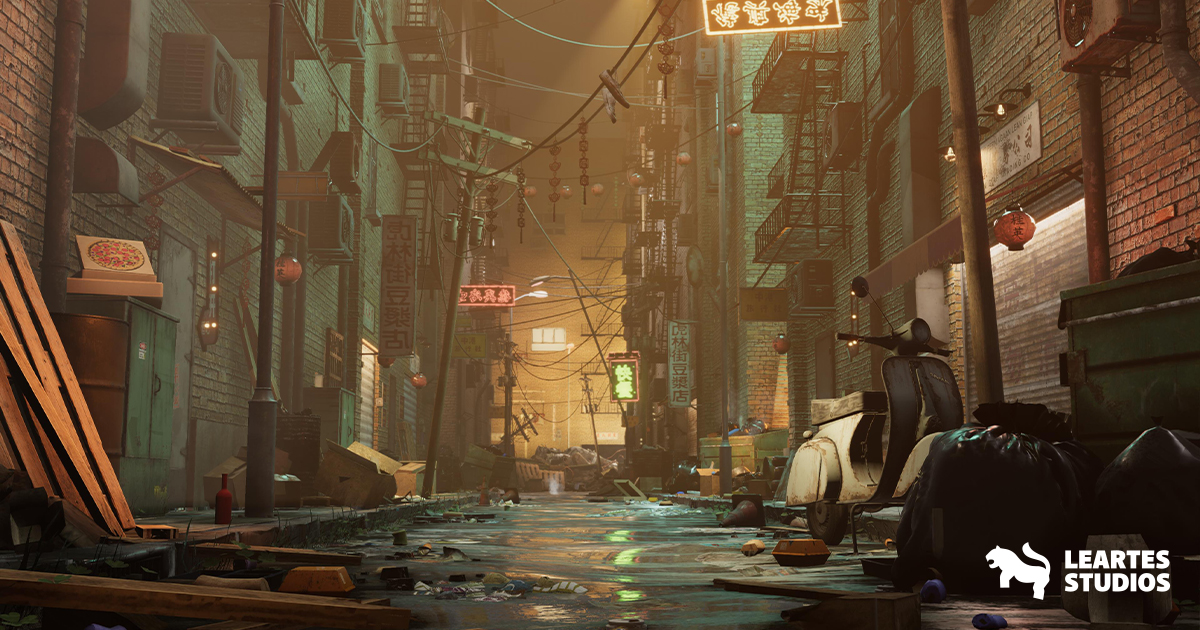 Chinese Alley Environment | 3D Environments | Unity Asset Store