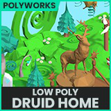 Low Poly Druid Home Pack - Polyworks
