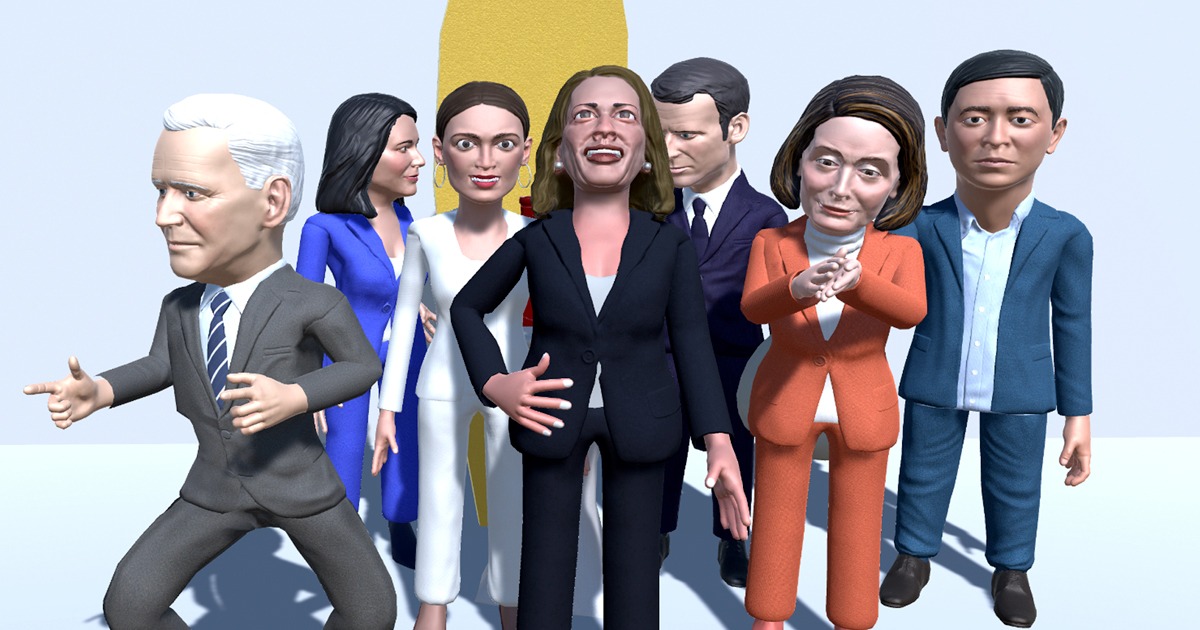 Political caricatures pack 4 | 3D Humanoids | Unity Asset Store