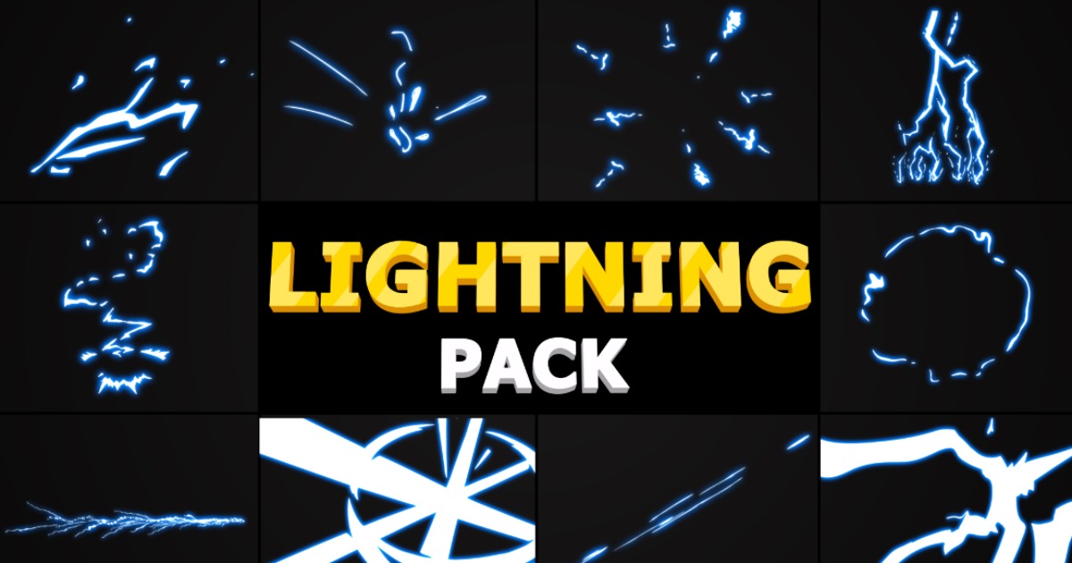 Lightning pack #1 | 2D Textures & Materials | Unity Asset Store