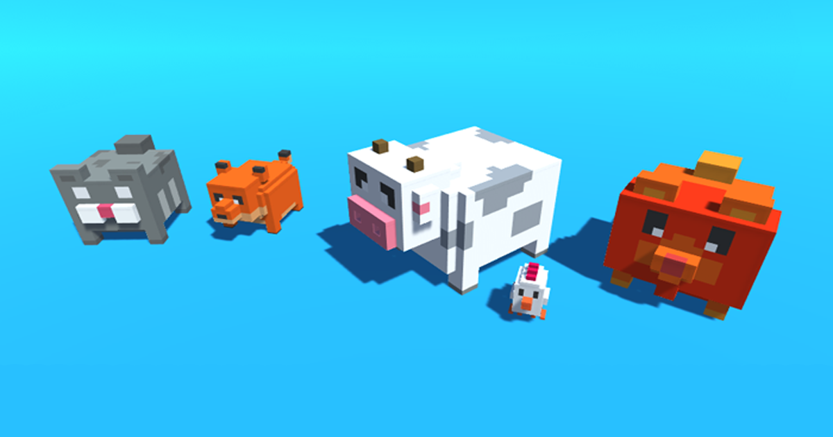 Voxel Animals Pack | 3D Animals | Unity Asset Store