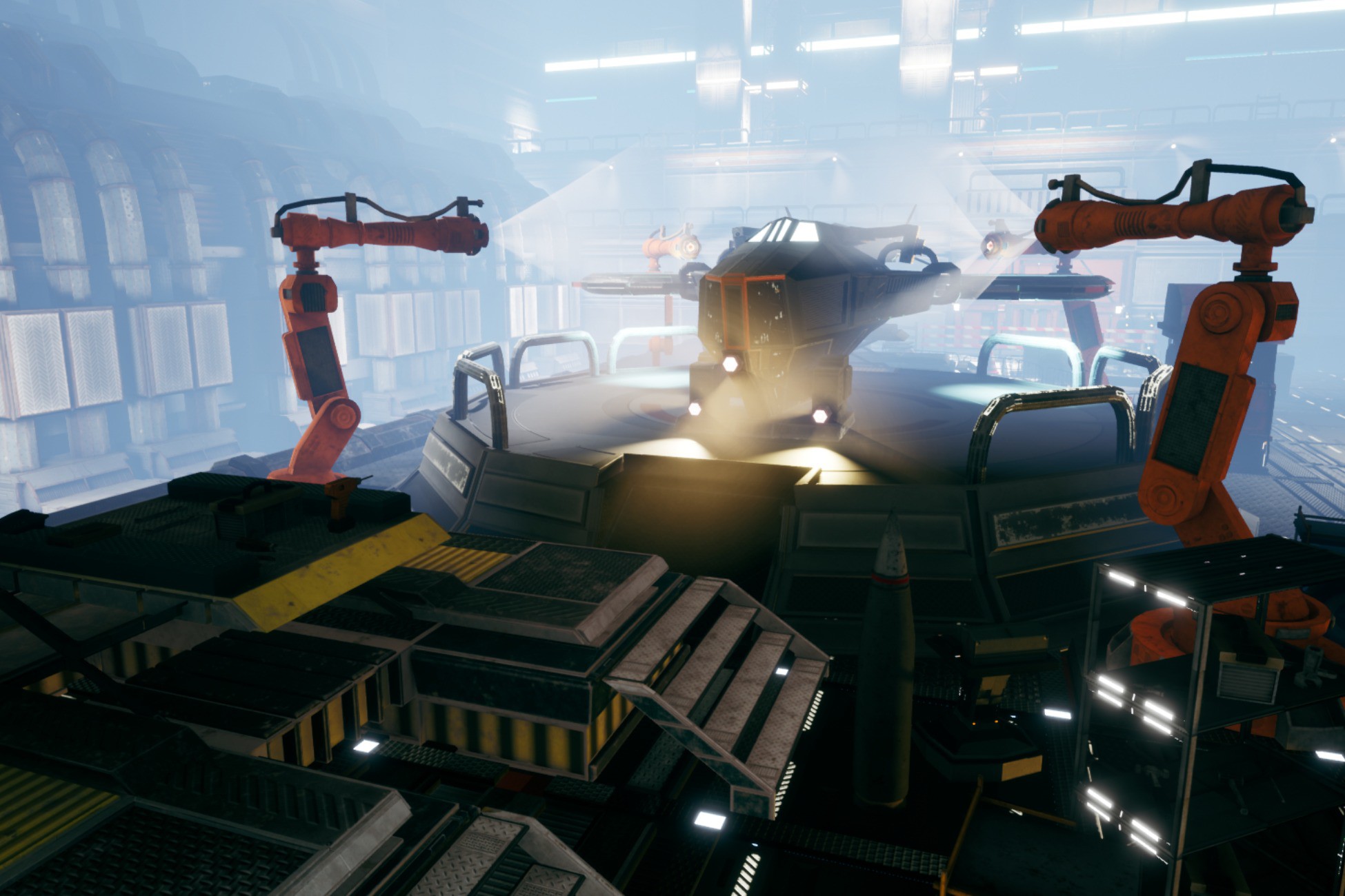 3D High-QualityStylized WeaponFactory | 3D Sci-Fi | Unity Asset Store