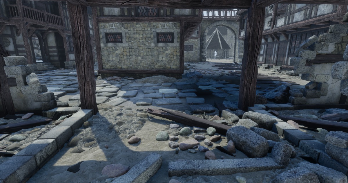 Ground Debris Pack – Dirt, Rubble, Rocks, Planks & Pavers | 3D Props ...