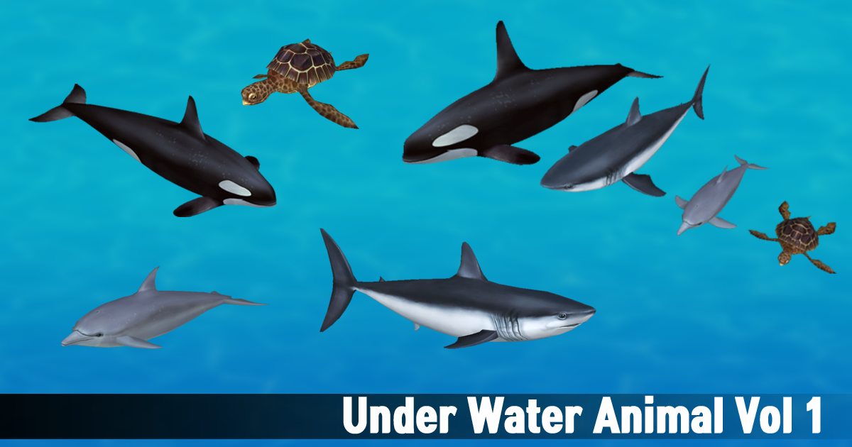 Under Water Animal Pack | Characters | Unity Asset Store