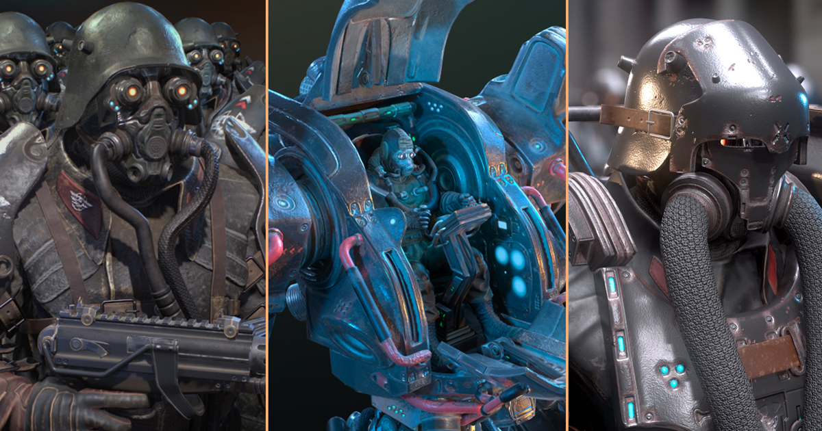 Dystopia Soldiers (Pack) | 3D Humanoids | Unity Asset Store