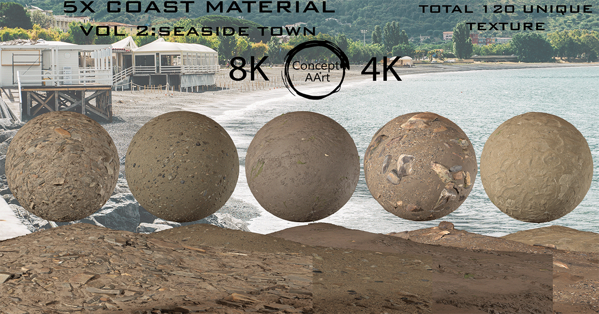 COAST VOL2:SEASIDE TOWN | 2D Textures & Materials | Unity Asset Store