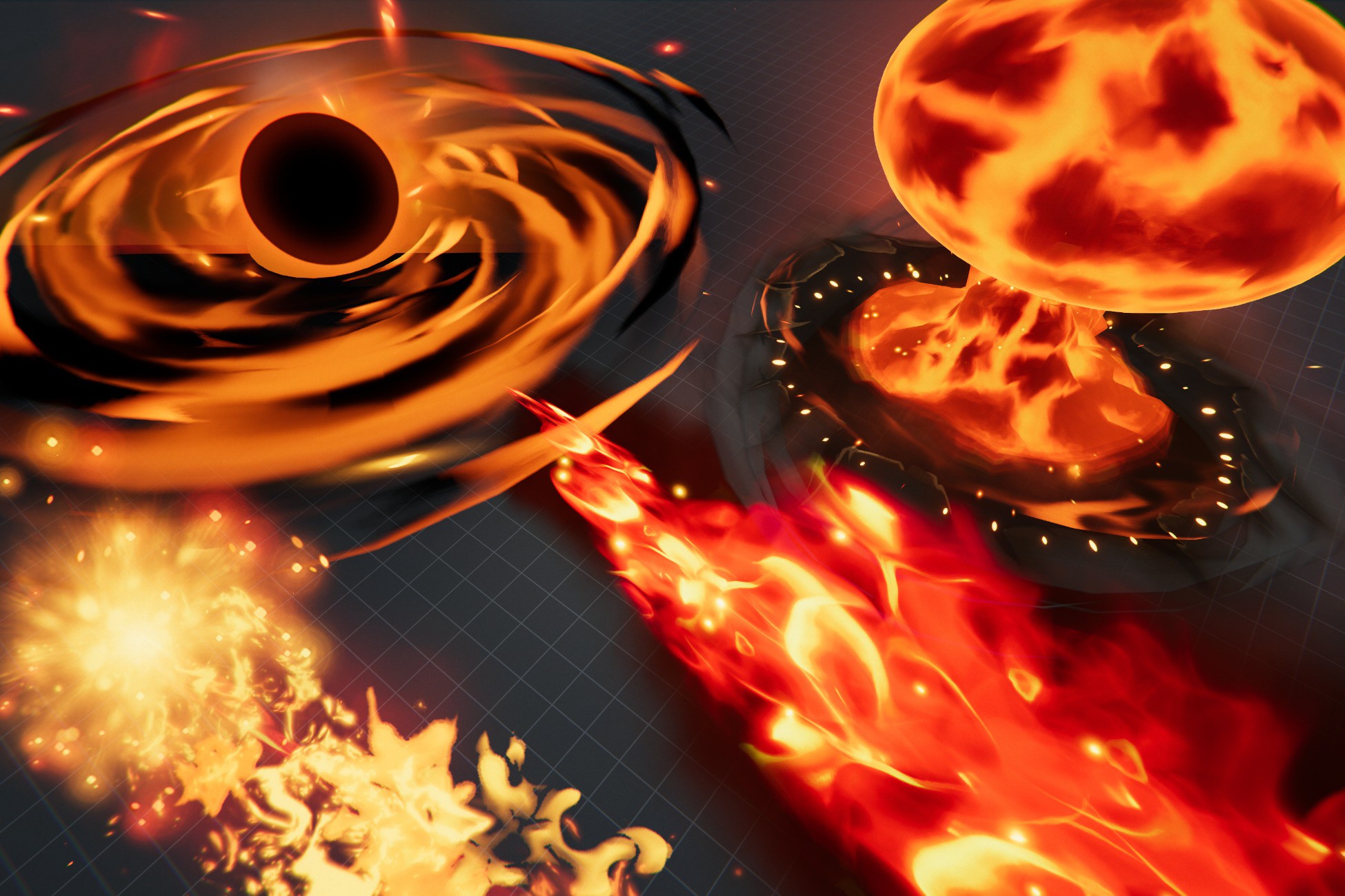 Fire Stylized VFX Starter Kit by Piloto Studio