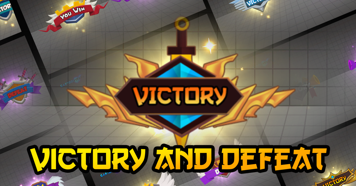 Victory And Defeat - GUI Animation | 2D GUI | Unity Asset Store
