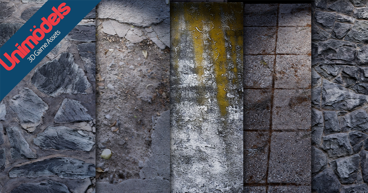 Floors and Walls Vol. 5 textures photoscanned | 2D Textures & Materials ...