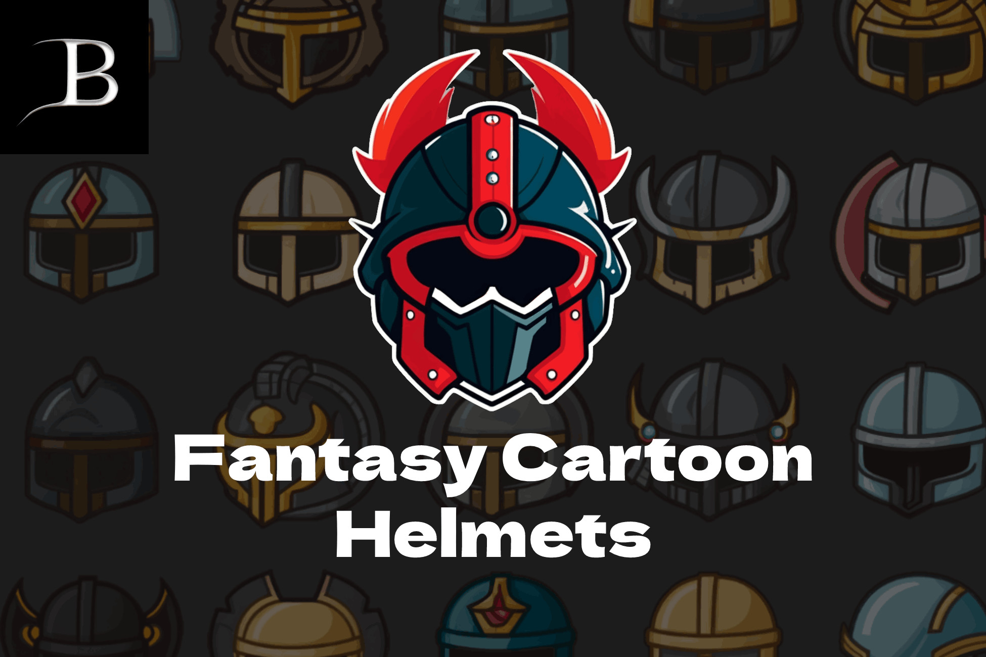 Fantasy Cartoon Helmets | 2D Icons | Unity Asset Store