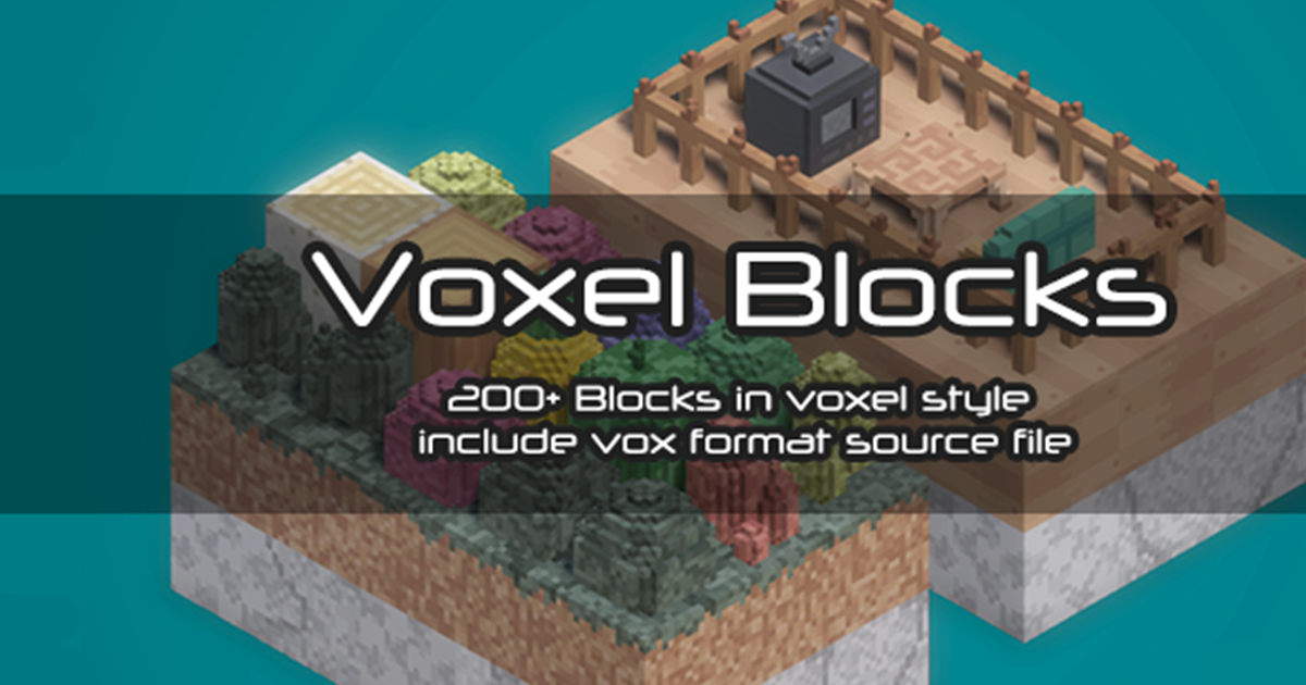 Voxel Blocks | 3D Block Models | 3D Environments | Unity Asset Store
