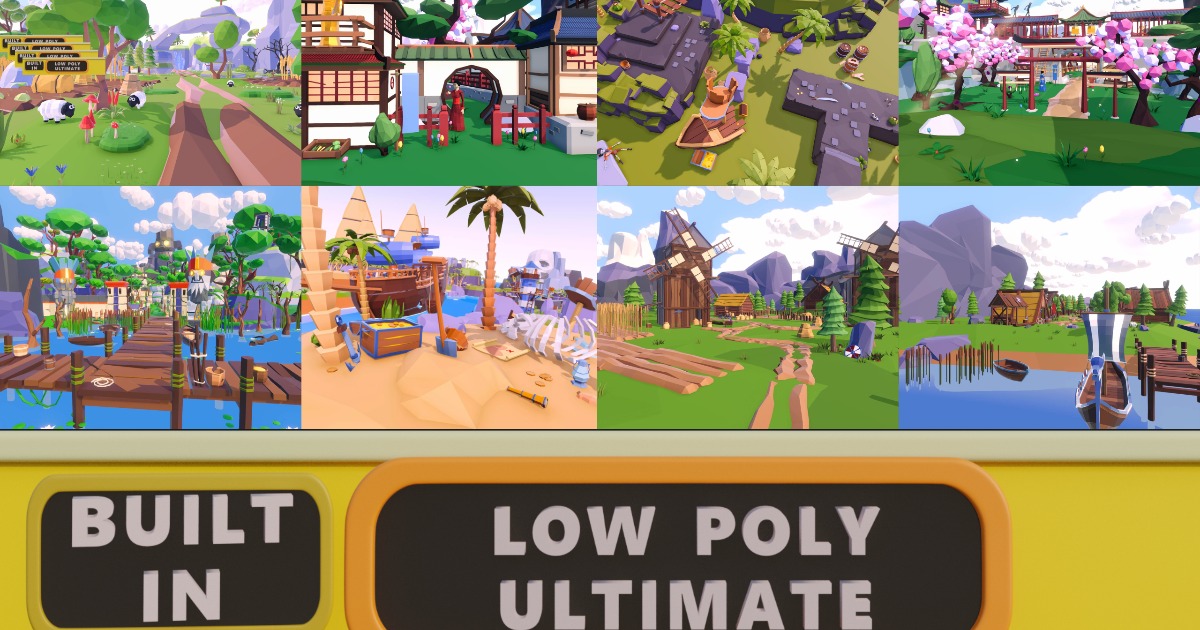 Low Poly Ultimate Megapack - Built-In - Refreshed | 3D 주변환경 | Unity ...
