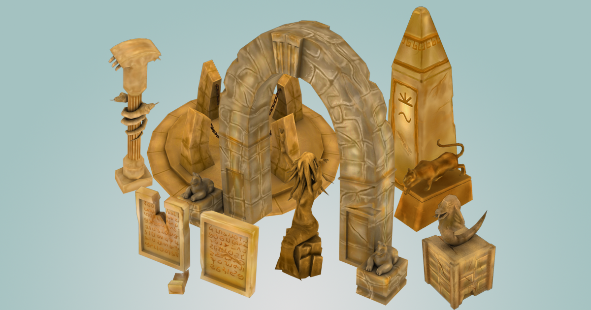 Ancient Architecture Monuments | 3D Historic | Unity Asset Store