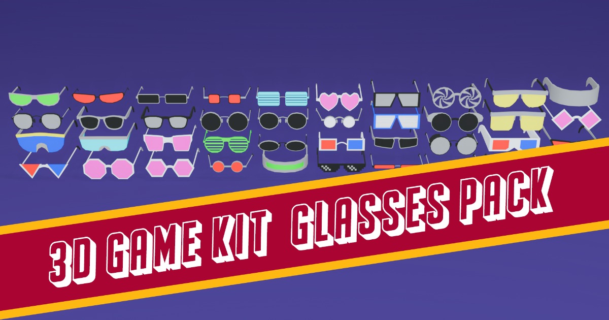 3D Game Kit-Glasses Pack | Props | Unity Asset Store