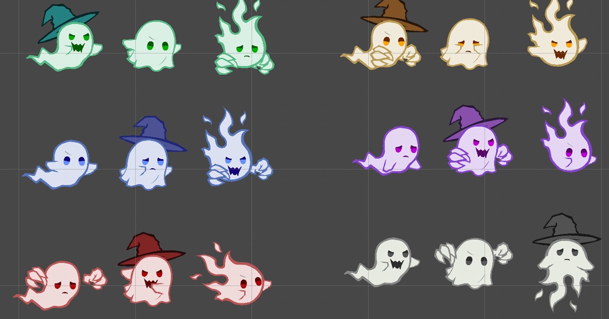 2D_Monster_Ghost | 2D Characters | Unity Asset Store