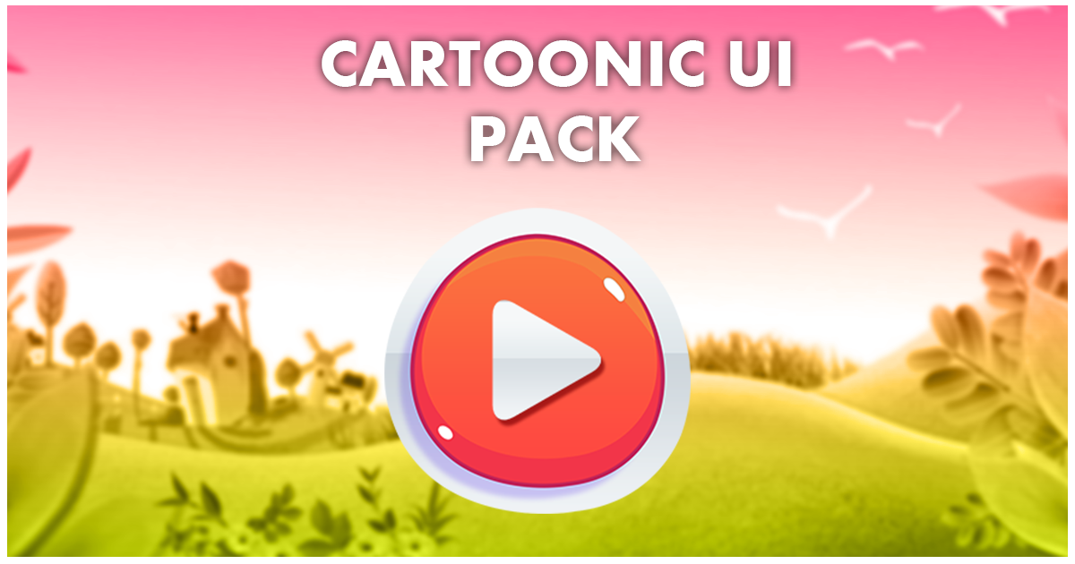 Cartoonic Game UI Pack | 2D Icons | Unity Asset Store