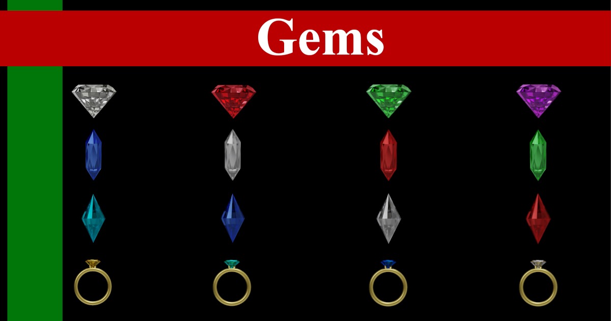 Collectible Gems 2D (Animated) | 2D | Unity Asset Store