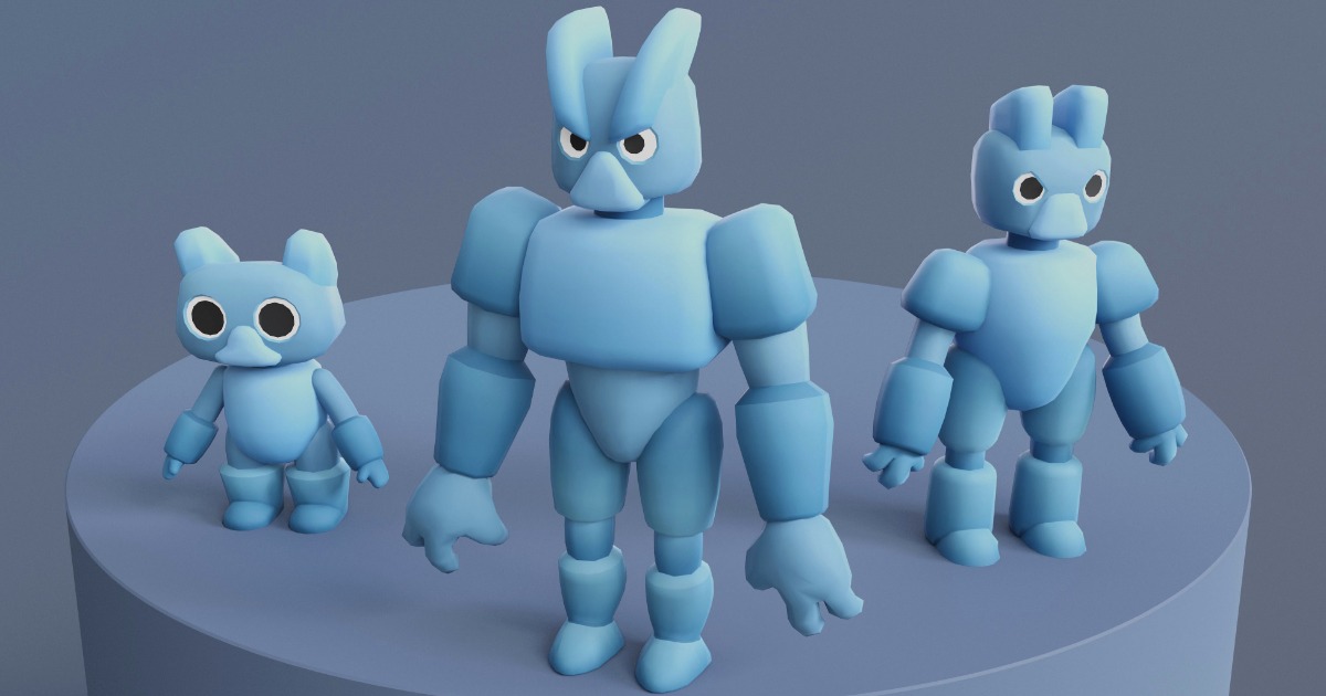 Cartoon Characters - Robocat Warriors | 3D Creatures | Unity Asset Store