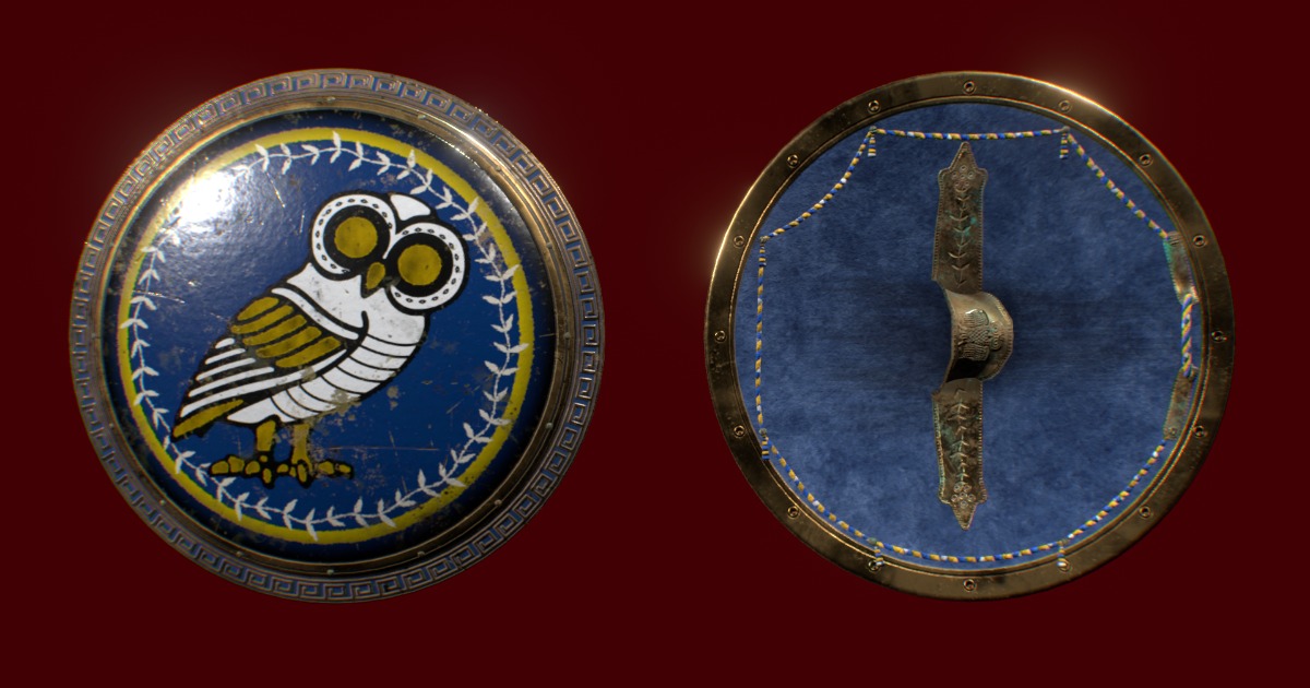 Shields Mythology - Owl Odyssey | 3D Weapons | Unity Asset Store