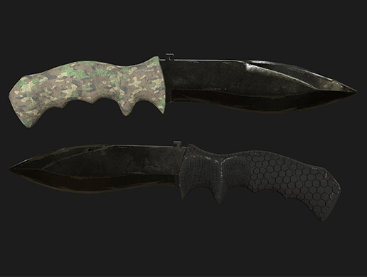 Defender Knife and Defender Knife Woodland | 3D Weapons | Unity Asset Store