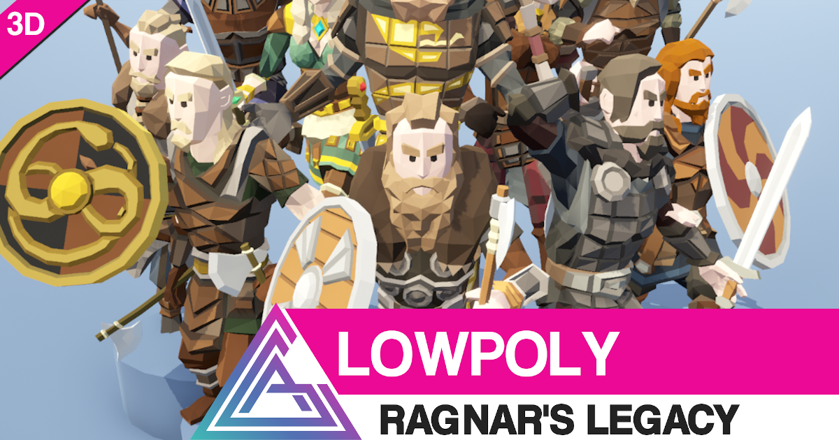 LOWPOLY - Ragnar's Legacy | 3D Humanoids | Unity Asset Store