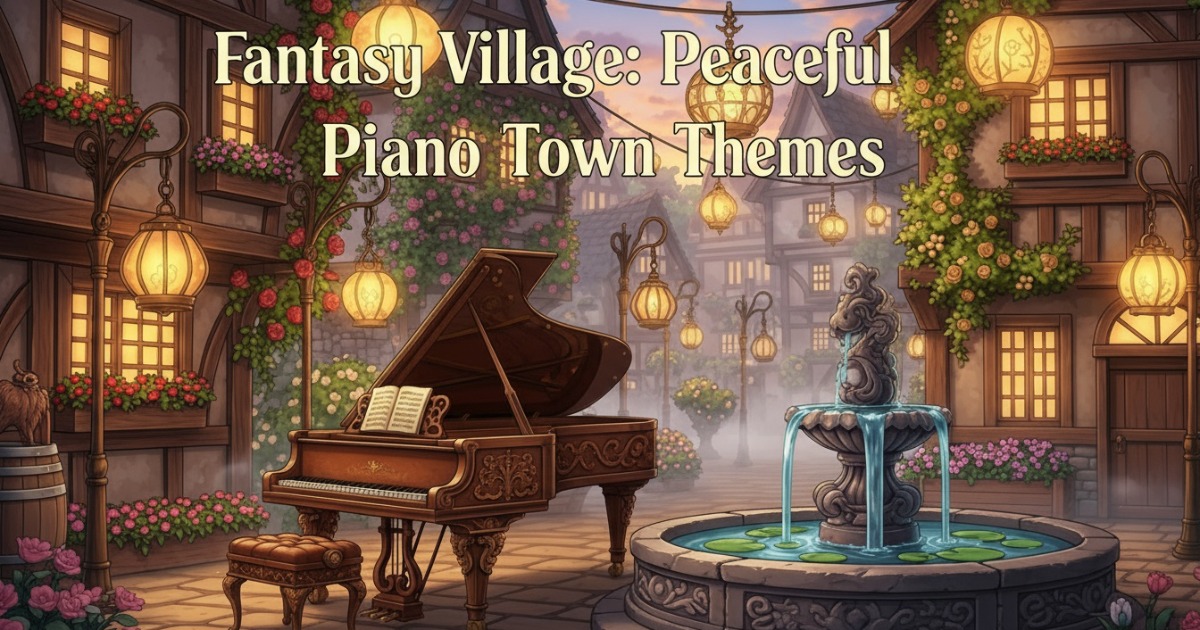 Fantasy Village: Peaceful Piano Town Themes | Audio Music | Unity Asset ...