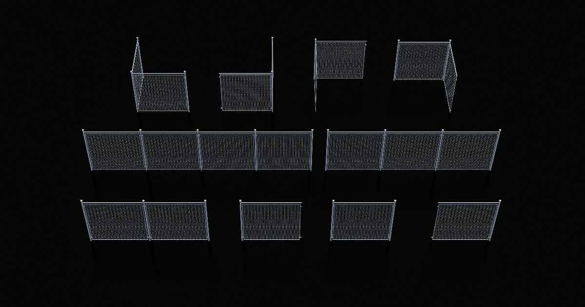 Fence - Modular | 3D Exterior | Unity Asset Store