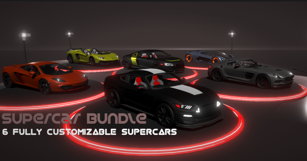 Supercar bundle | 3D Land | Unity Asset Store