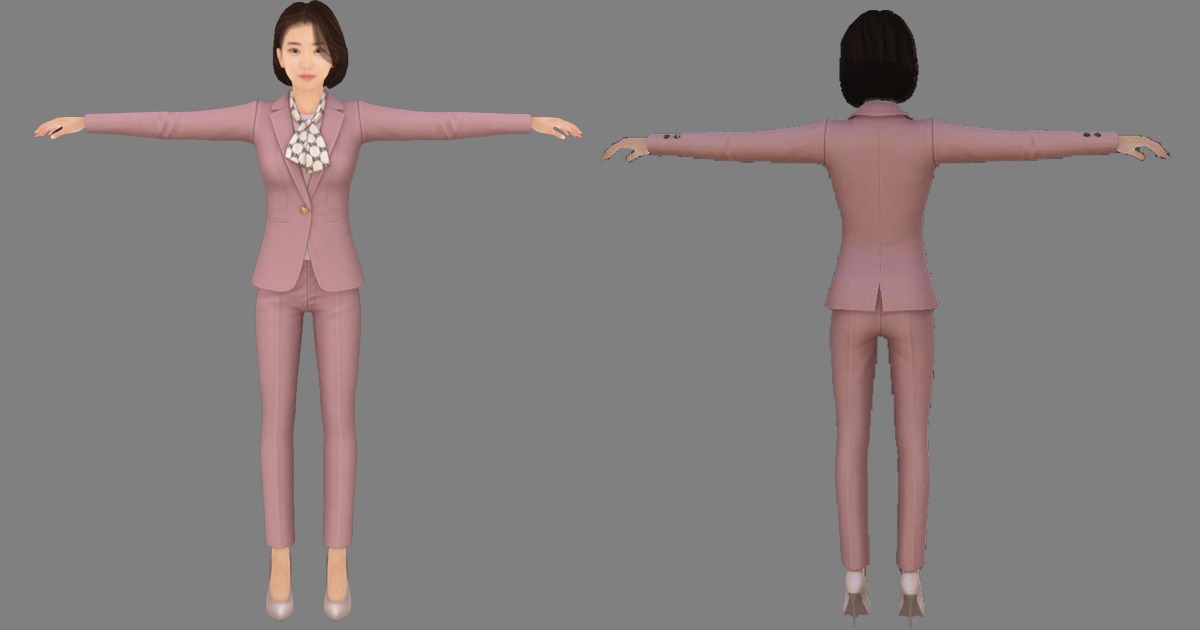 Suit Girl ZiXuan | Characters | Unity Asset Store