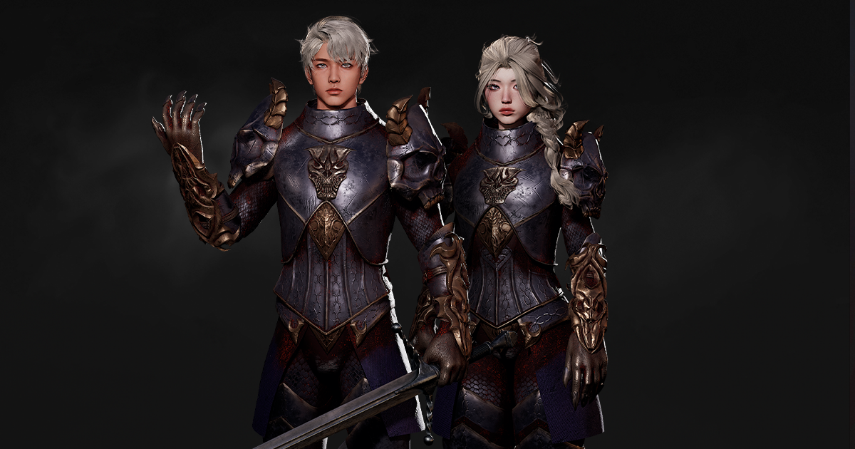 Horned Knight - RPG Dark Fantasy Modular Female and Male Characters ...