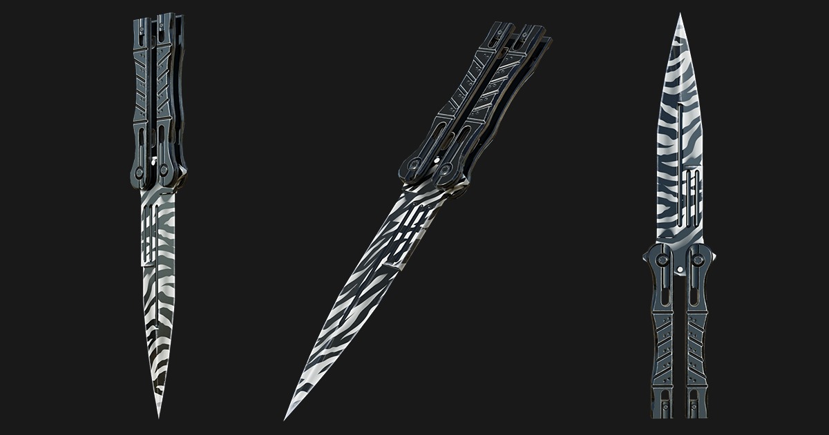 Butterfly Knife | 3D Weapons | Unity Asset Store
