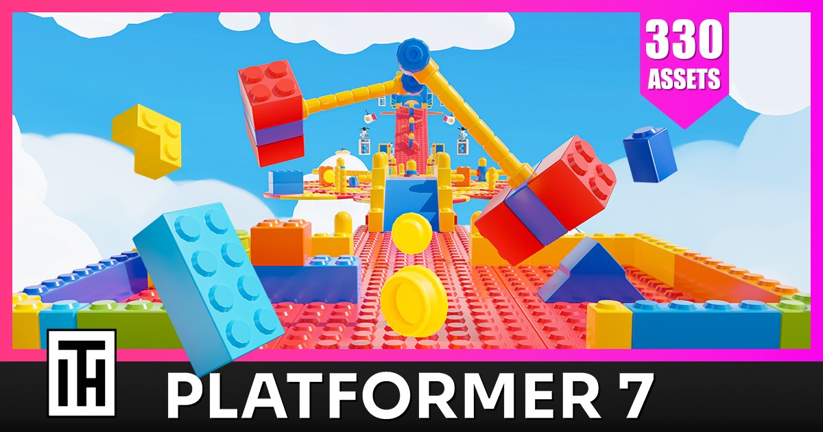 Platformer 7 Constructor - Low Poly 3D Models Pack | 3D Environments | Unity Asset Store