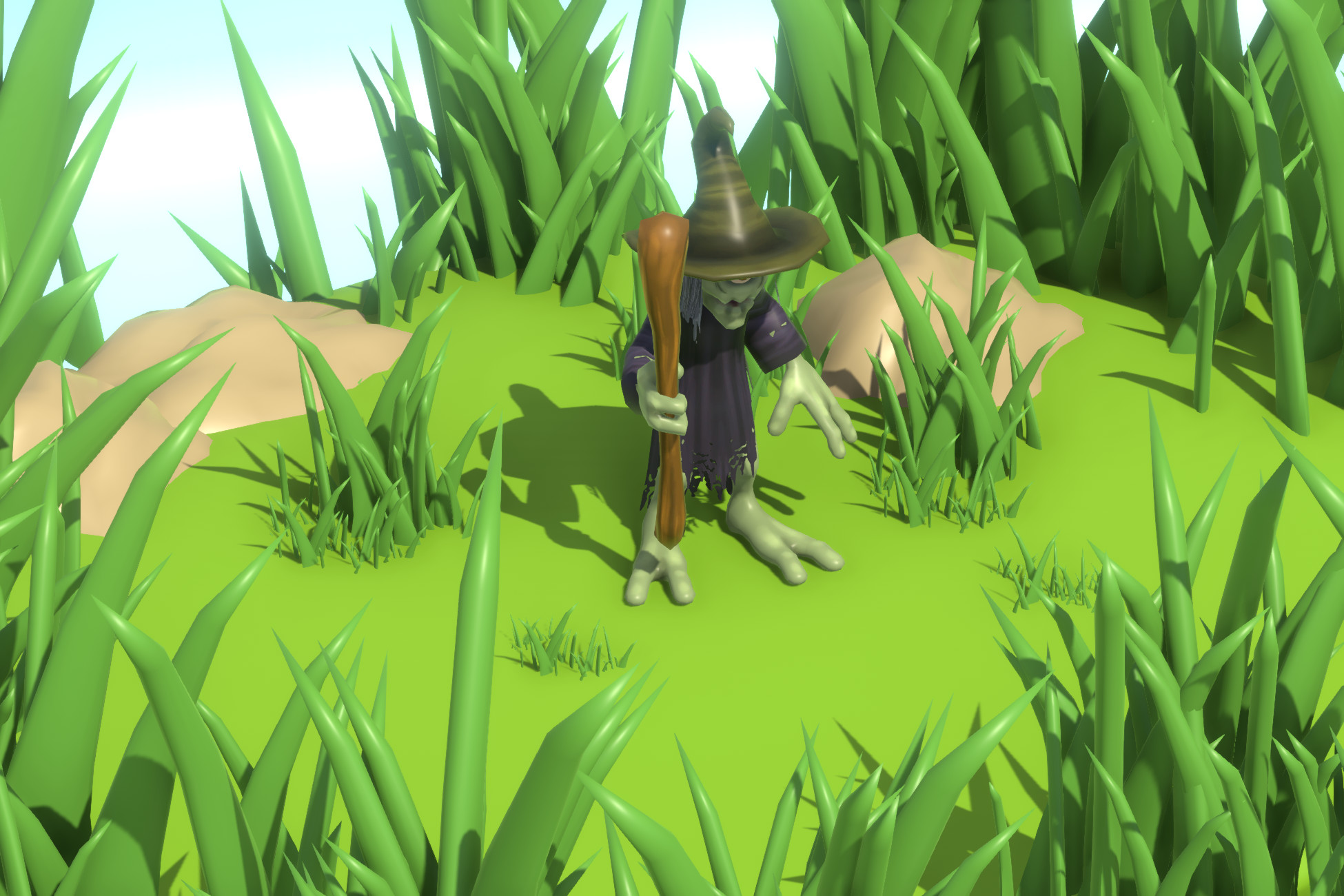 Witch - Casual Fantasy | 3D Creatures | Unity Asset Store