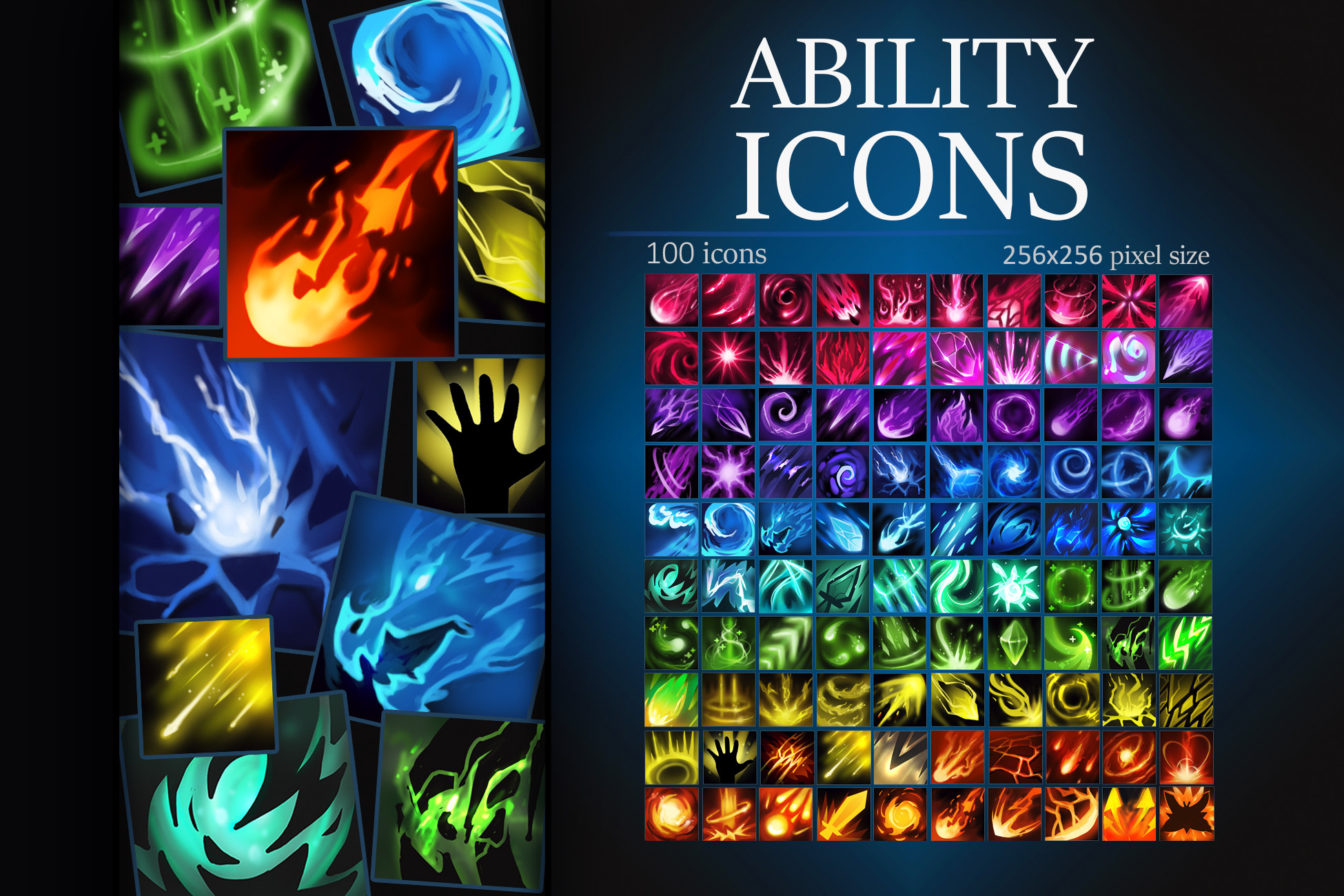 Ability Icons Pack | 2D Icons | Unity Asset Store
