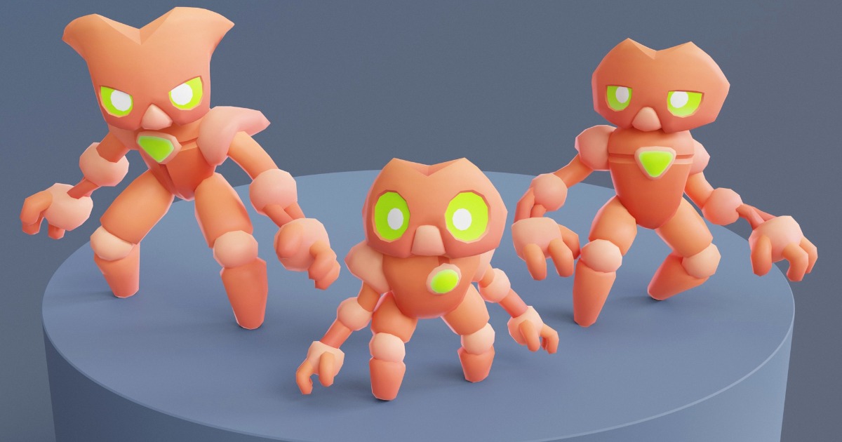 Robot Characters - Rusty | 3D Robots | Unity Asset Store