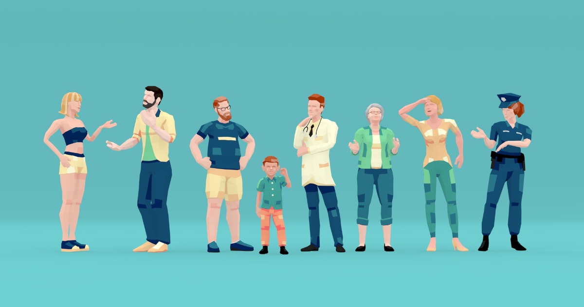 City People FREE Samples | 3D Characters | Unity Asset Store