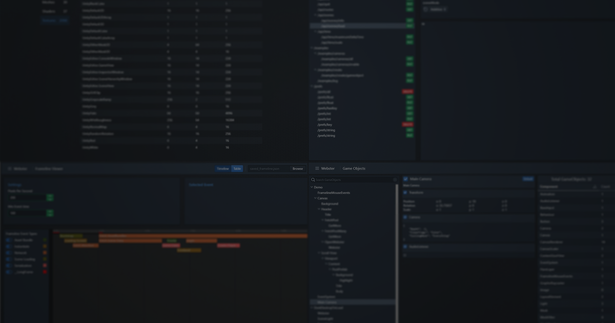 Webster | Utilities Tools | Unity Asset Store
