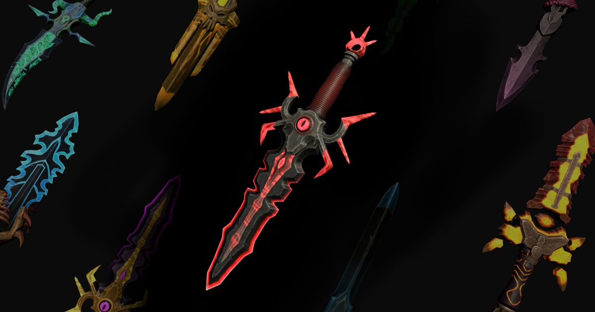 Stylized Daggers - RPG Weapons | 3D 무기 | Unity Asset Store