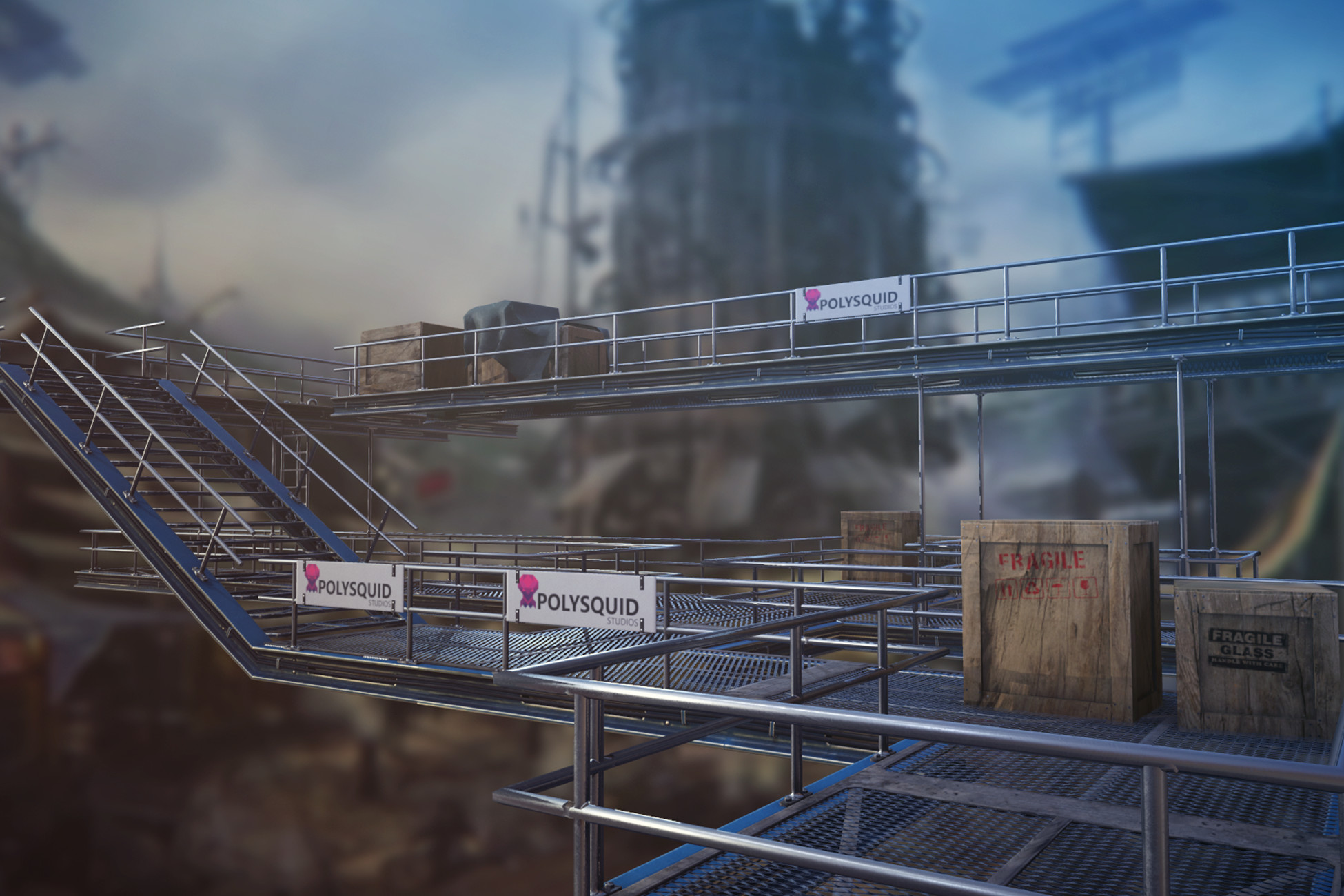 Modular Scaffolding Pack by PolySquid