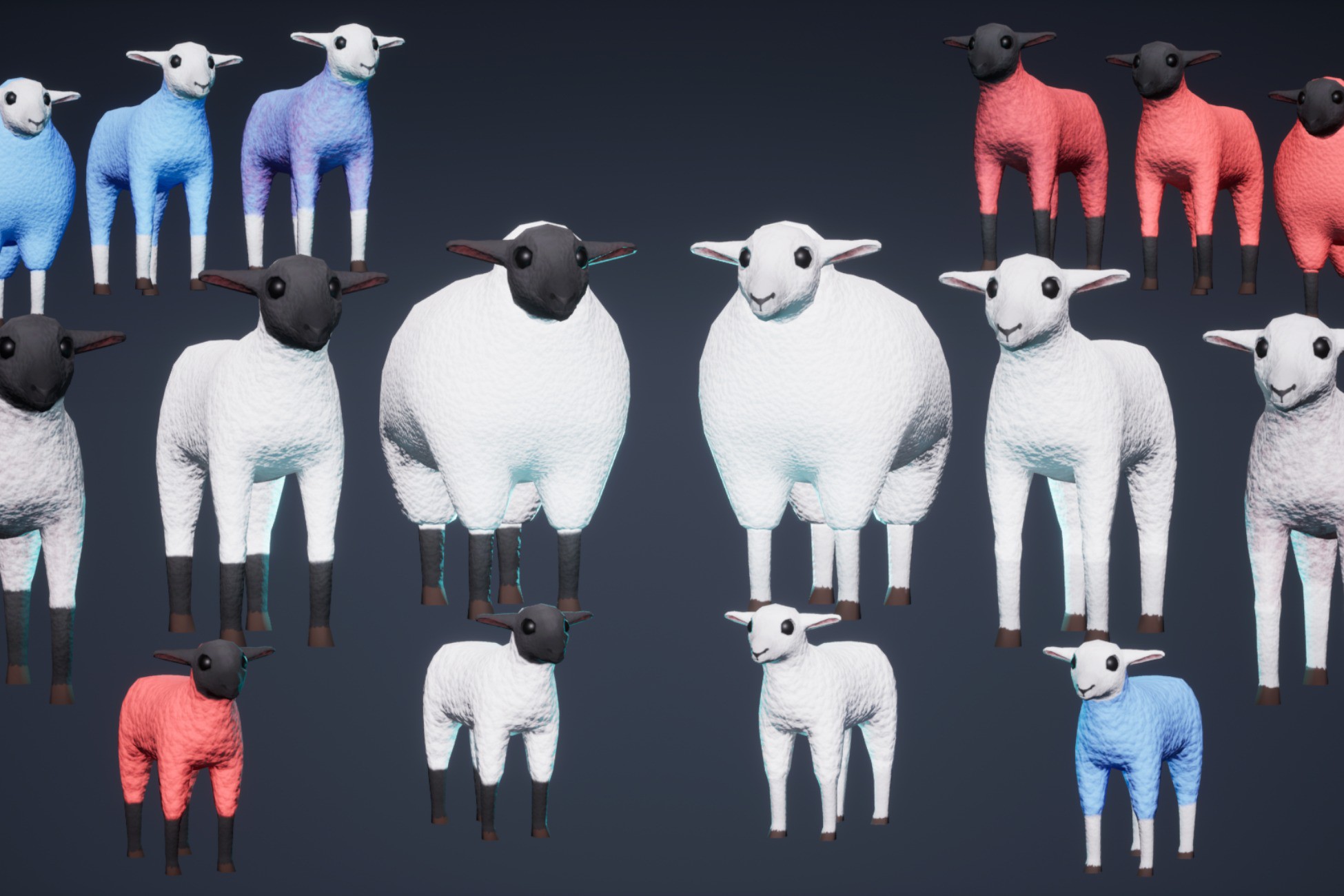 SI - Animated Sheep and Lamb | Characters | Unity Asset Store