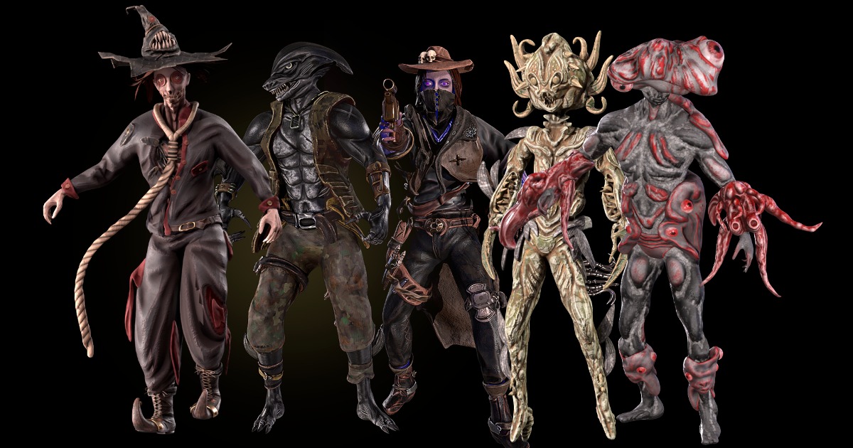 Fearful Creatures Small Pack 2 | 3D Creatures | Unity Asset Store