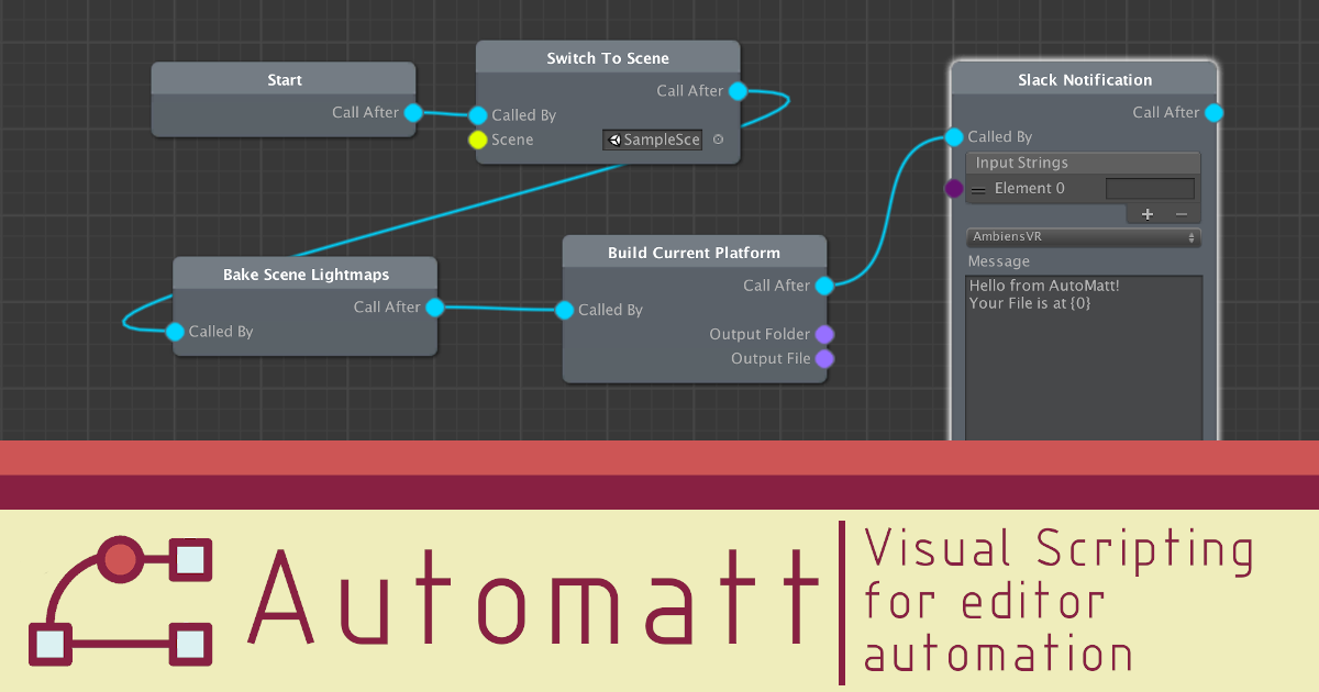 Automatt Visual Scripting For Editor Automation Visual Scripting 8069