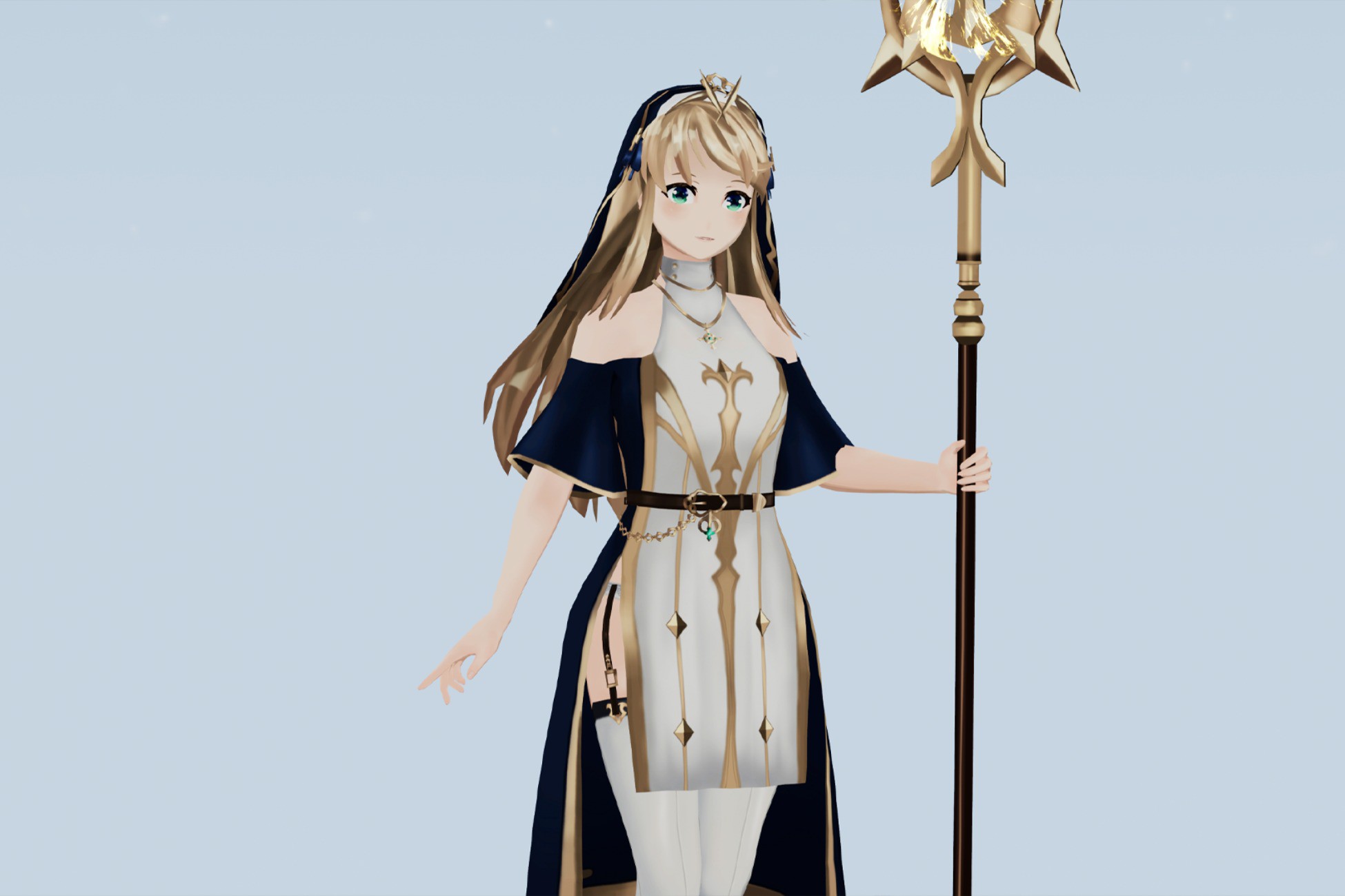Anime Girl Cleric | Characters | Unity Asset Store